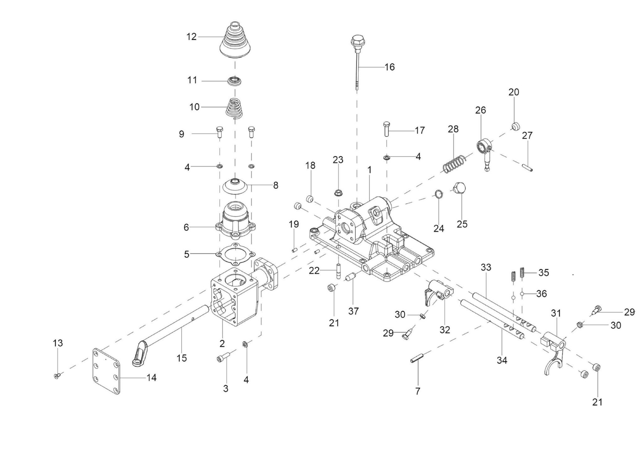 TM-4_SHIFTER HOUSING - Solis Suomi