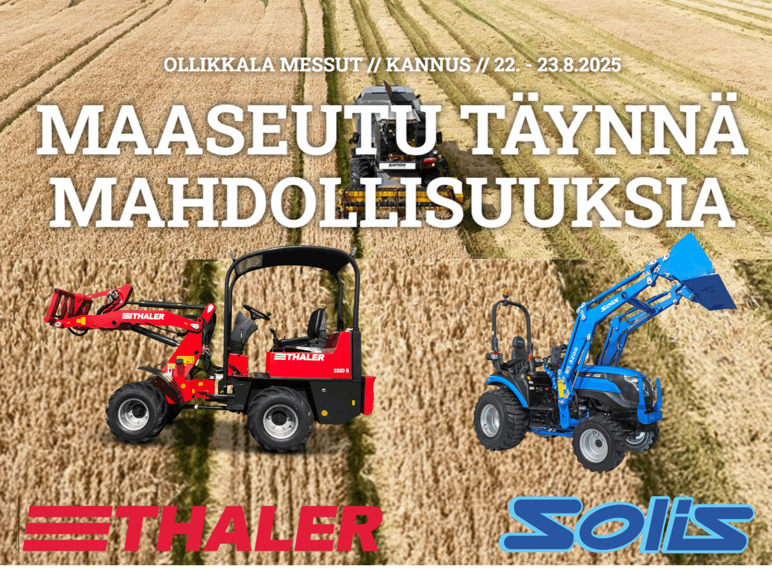 Solis Traktorit - Nelivetoiset pientraktorit